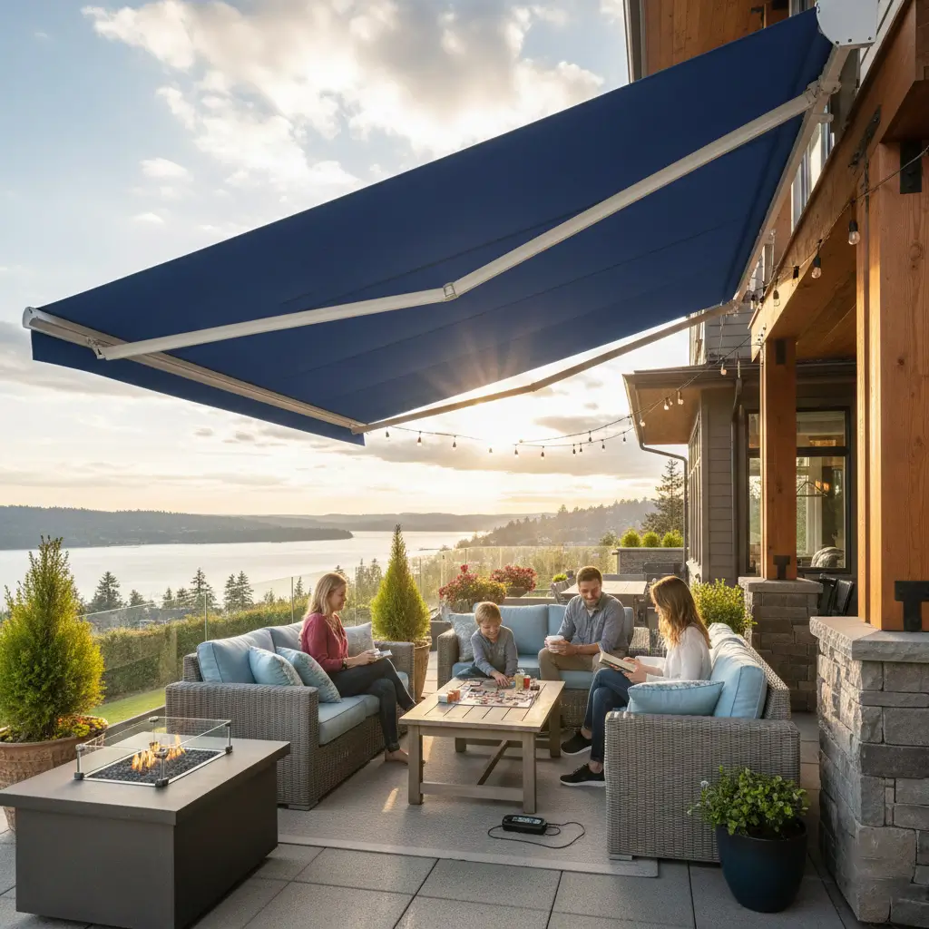Motorized Retractable Awnings in Seattle | Star Construction WA